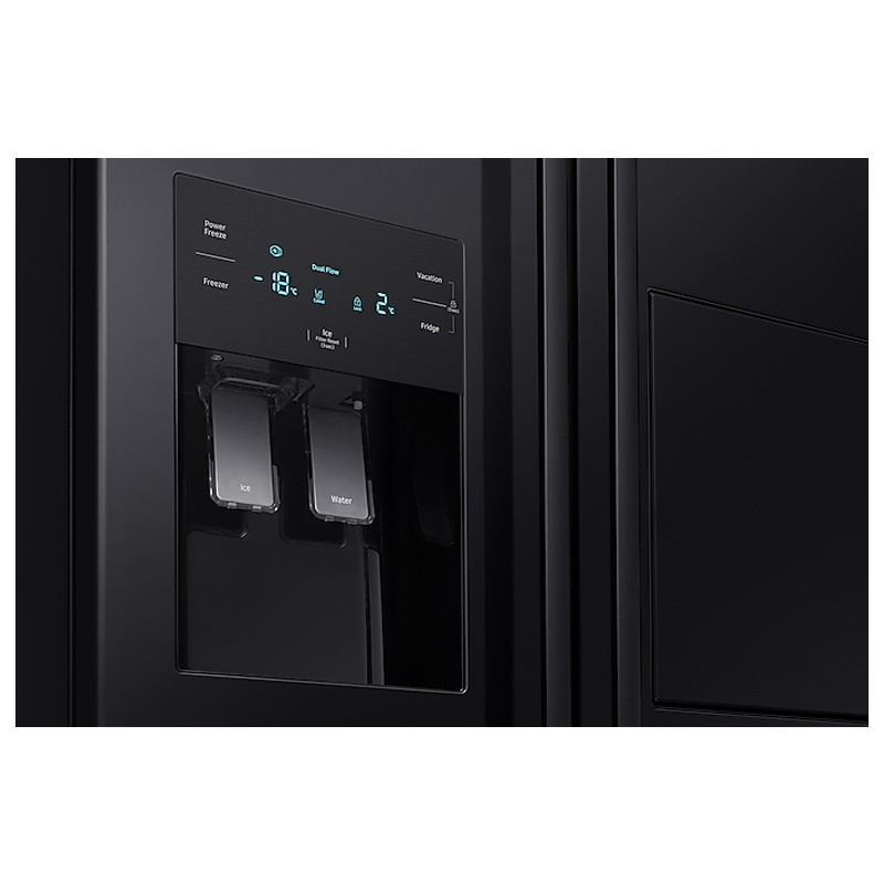 یخچال ساید بای ساید 30 فوت سامسونگ رنگ مشکی مدل RS50 در بانه